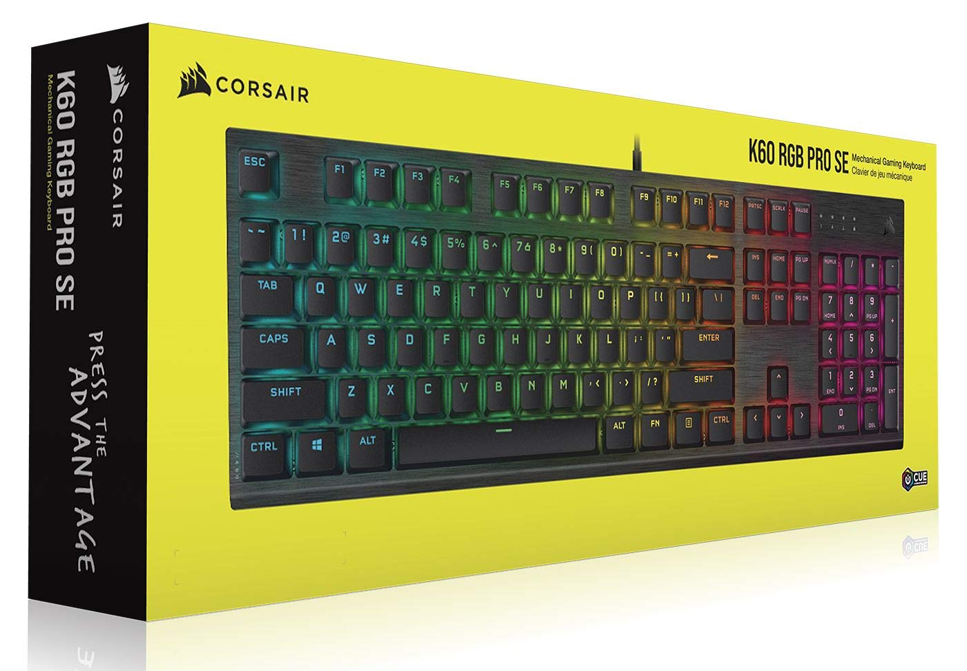 Corsair K60 Rgb Pro Se Mechanical Gaming Keyboard - Cherry Mechanical ...