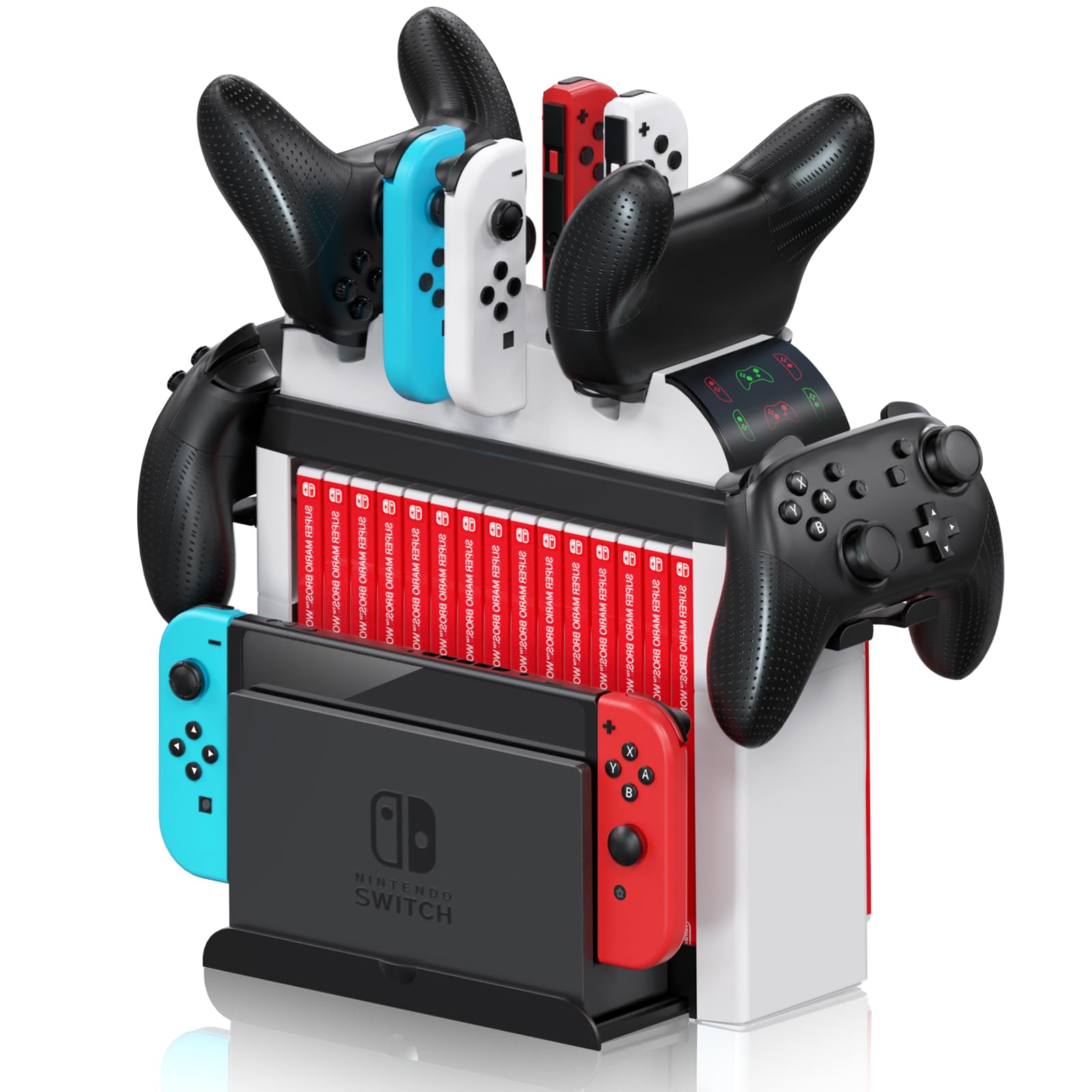 Nargos Switch Games Organizer and Charging Dock for Nintendo Switch ...