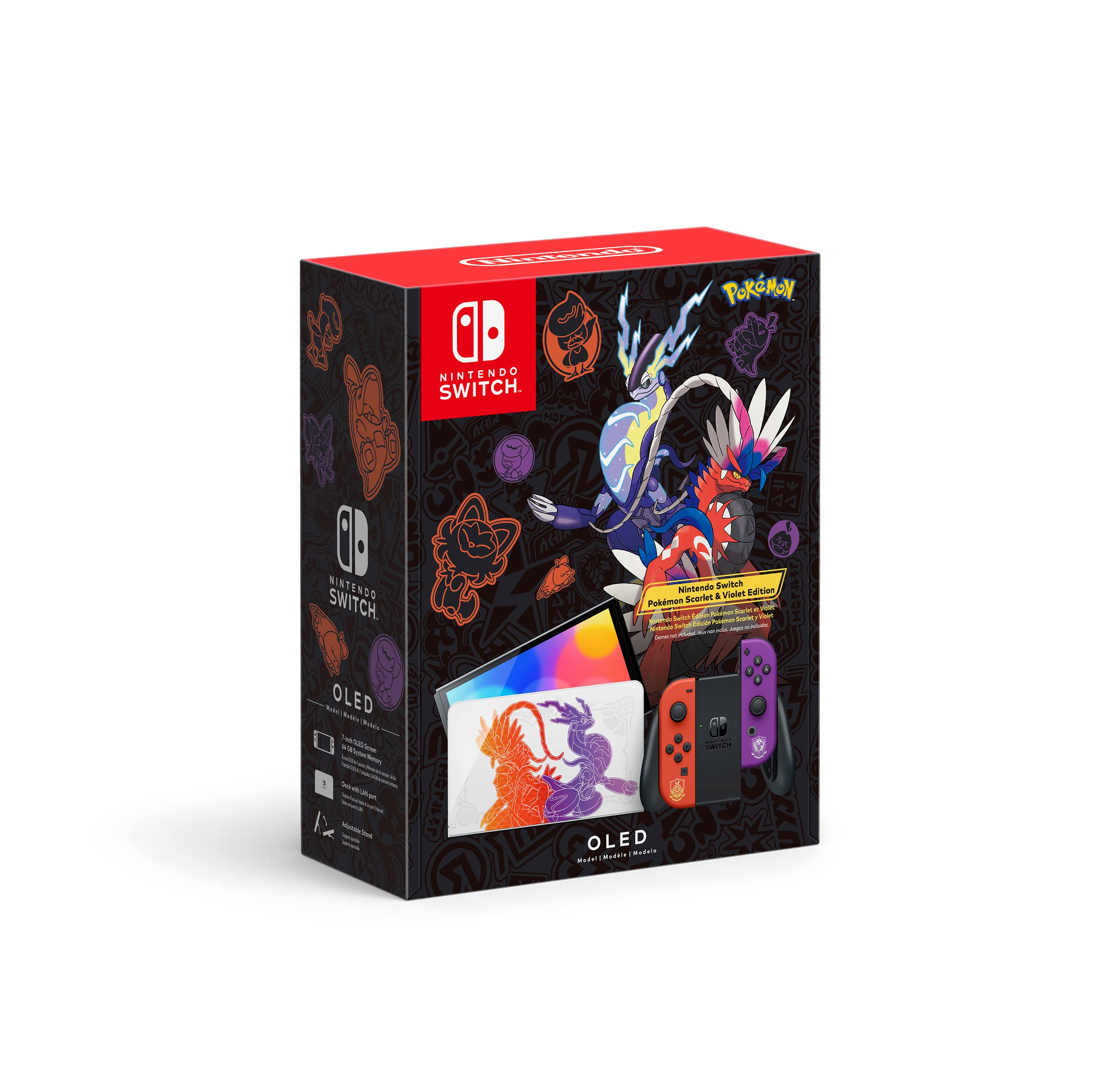 Nintendo Switch™ OLED Model - Pokémon™ Scarlet & Violet Edition, Test ...