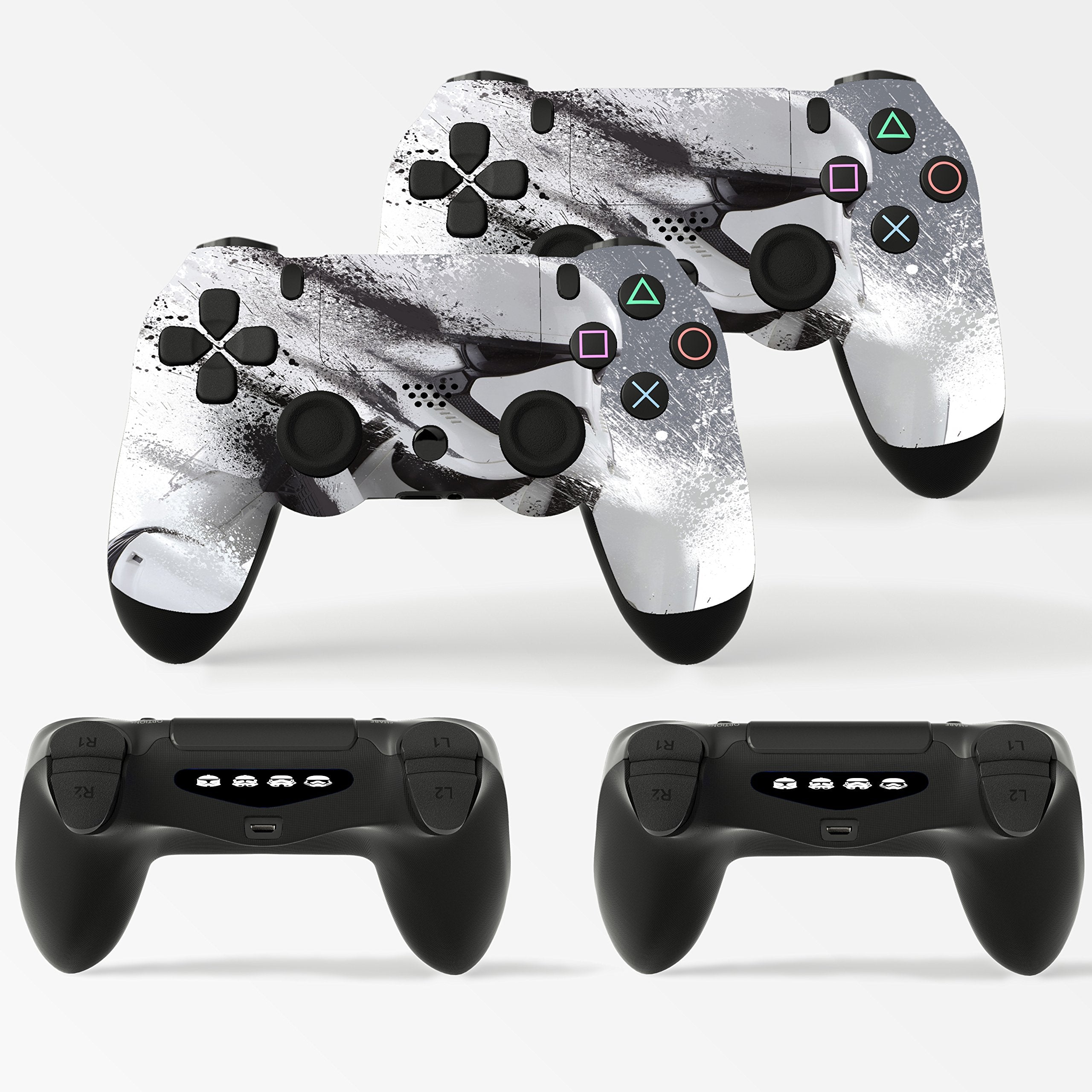 giZmoZ n gadgetZ PS4 Controller Skins - 2 Pack Stormtrooper Full Wrap ...